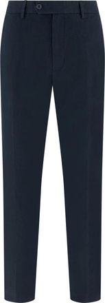 Boggi Milano Homme, Pantalons, Bleu, Taille: W32 Pantalon en lin