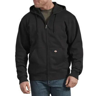Dickies Herren Big Tall Full Zip Hoodie Fleece-Jacke, schwarz, X-Large