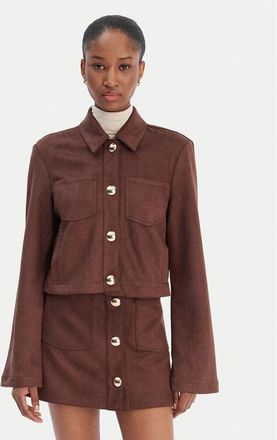 Bardot Bardot Hemd Lorenzo 59668TB1 Braun Boxy Fit