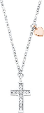 s.Oliver Kette mit Anhänger Halsschmuck, Kreuz, Kommt in Schmuck Geschenk Box