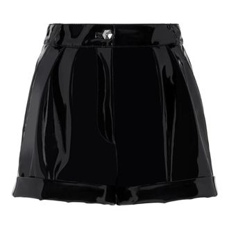 Philipp Plein Kurze Hosen mit Nieten - - Shorts - Damen - Schwarzk - L