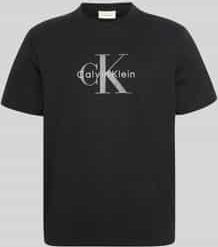 Calvin Klein Jeans Relaxed Fit T-Shirt aus reiner Baumwolle mit Logo-Print
