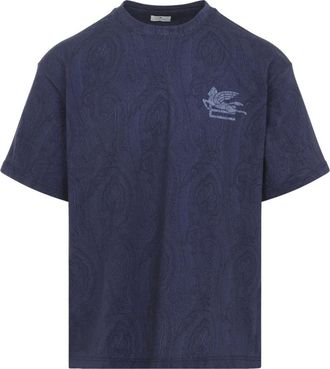 Etro Homme, Tops, Bleu, Taille: XL T-Chemises