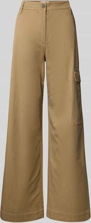 Marc O'Polo Flared Cargohose aus Lyocell-Mix mit Cargotasche