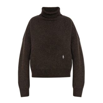 Sporty & Rich Farmhouse Drop Sweater - - Knitwear - Damen - Braun - XS