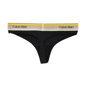 Calvin Klein Logo Band Tanga - - Underwear - Damen - Schwarzk - XS