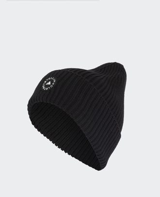 Stella McCartney Logo Beanie, Woman, Black