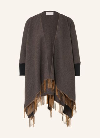 Hemisphere Hemisphere Cashmere-Cape braun