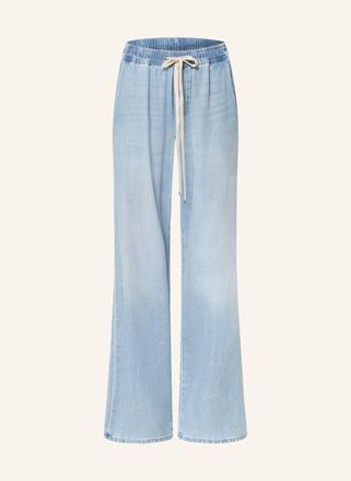 7 For All Mankind Wide Leg Jeans Pull On Wide Leg blau