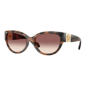 Versace Lunettes de soleil oeil de chat - Femme - Accessoires - Brun - Taille: 56 MM