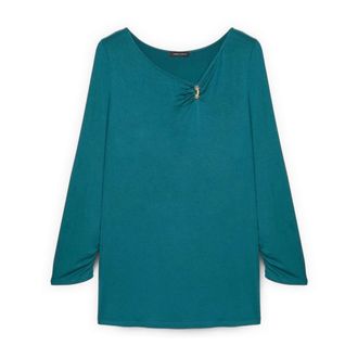 Fiorella Rubino Damen, Blusen & Hemden, Blau, SGr&ouml;&szlig;e