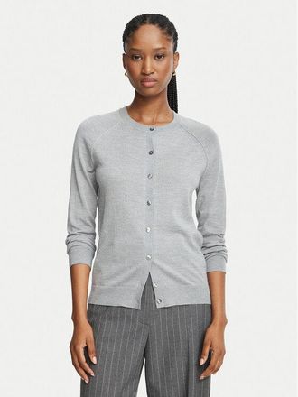 HUGO BOSS Strickjacke Fonami 50545031 Grau Regular Fit