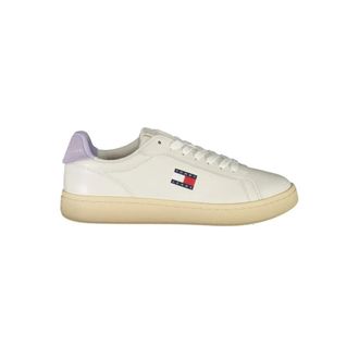Tommy Hilfiger Wei&szlig;e Leder Damen Sneaker - - Shoes - Damen - Wei&szlig; - 39 EU