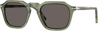Persol unisex, Accessoires, Vert, Taille: 52 MM Po3292S 1226B1 Lunettes de soleil
