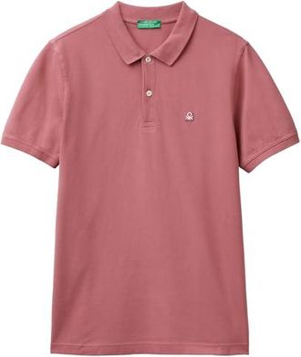Benetton Polo M/M 3wg9u301z, Aubergine, Large Hommes