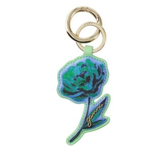 Ganni Flower Keyring Stone - - Accessories - Damen - Gr&uuml;n - ONE SIZE