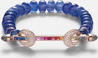 Ananya Armband Chakra aus Edelsteinen mit 18kt Ros&eacute;gold