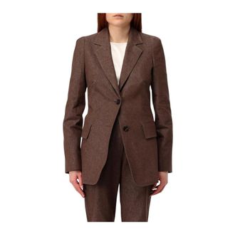 Max Mara Femme, Vestes, Brun, Taille: 34 FR Blazer Tailleur