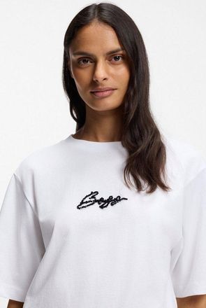 HUGO BOSS T-Shirt Eregular Premium Damenmode Relaxed Fit