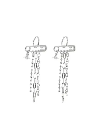 Vivienne Westwood boucles doreilles Ginetta - Argent
