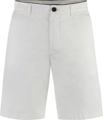 Department Five Department Five, Homme, Shorts, Blanc, Taille: W30 Flat Front Cotton Twill Shorts