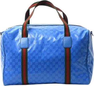 Gucci unisex, Pre-owned, Bleu, Taille: ONE Size Sac Week-end en Plastique Pre-owned