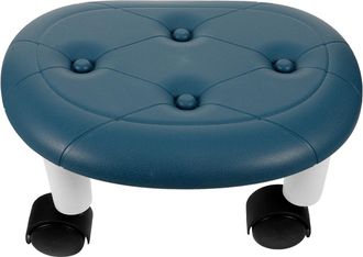 Valiclud Niedriger Rollhocker mit R&auml;dern Leichter Kunststoff Stabile Verarbeitung Vielseitig Einsetzbar f&uuml;r Pedik&uuml;re Nagelstudio Spa und Zuhause Beweglich und 