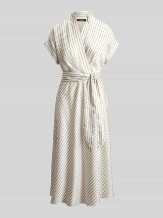 Lauren Ralph Lauren Tailliertes Hemdblusenkleid mit Bindeg&uuml;rtel