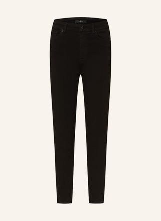 7 For All Mankind Skinny Jeans Aubrey schwarz