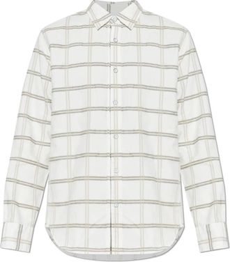 Rag & Bone Homme, Chemises, Blanc, Taille: XL Tomlin Brushed Oxford Shirt