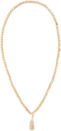 Alanui Femme, Accessoires, Beige, Taille: ONE Size Collier de perles artisanal avec d&eacute;tail de pompon