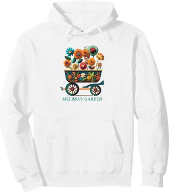 BDAZ Melissas Garden Gartenpflanzen Blumen Melisse Pullover Hoodie