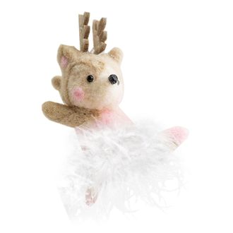 Generico Tierschmuck für Weihnachtsbaum, Weihnachtsschmuck mit Tieren, aus Filz, zum Aufhängen, Bastelzubehör für Haus, Party, Büro, Garten, Bauernhof und Tisc