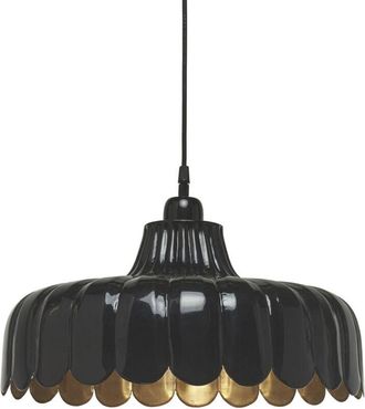 PR Home [GEBRAUCHT] Pr Home H&auml;ngeleuchte Wells Schwarz Gold &oslash; 43 Cm Metall Deckenlampe Lampe Leuchte B-Ware