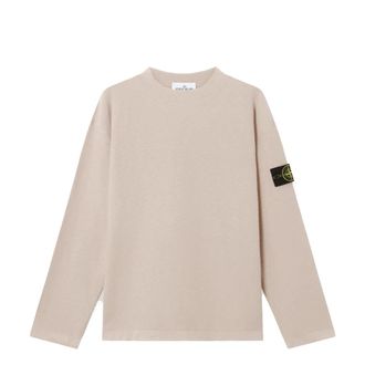Stone Island Crewneck Pullover - - Knitwear - Herren - Beige - S
