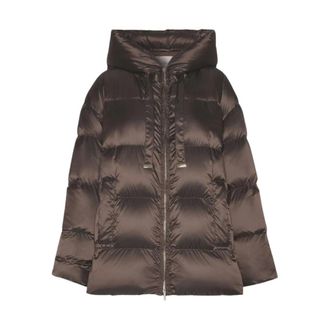 Max Mara Imbottito corto - Femme - Vestes - Brun - Taille: 38 FR