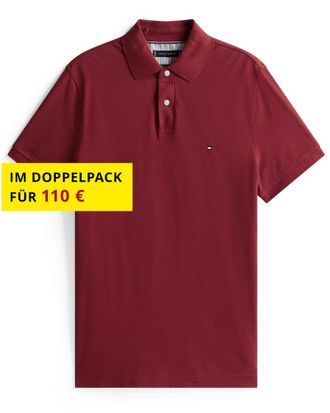 Tommy Hilfiger Piqu&eacute;-Poloshirt Regular Fit 1985 mit kleiner Logo-Stickerei in