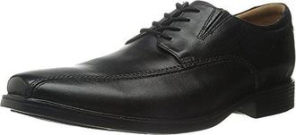 Clarks Tilden Walk Tissu Oxford Homme, Black Leather A, 40 EU