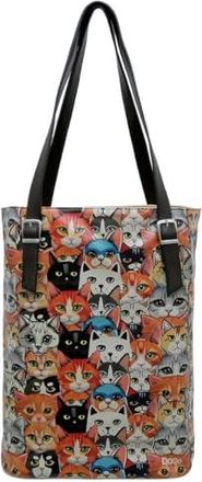 Dogo Sacs à bandoulière en cuir vegan faits à la main pour femme - Sacs fourre-tout avec différents motifs pour femmes - Choix élégant et tendance, Public 