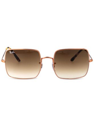 Ray-Ban lunettes de soleil 1971 &agrave; monture carr&eacute;e - Or