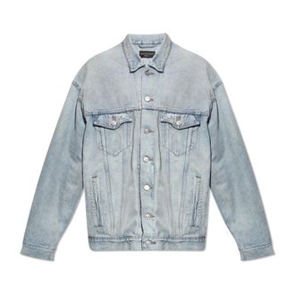 Balenciaga Oversize Jeansjacke - - Jackets - Herren - Blau - S