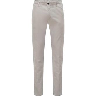 Incotex Hellgraue diagonale Hose - - Trousers - Herren - Grau - W35