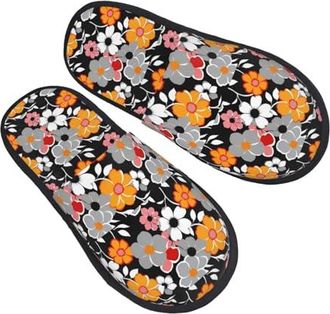 Generic Pantoufles Motif Floresal Antid&eacute;rapant Accueil Pantoufles Lavables Chaussons Invit&eacute;s Pour Homme Automne H&ocirc;tel M