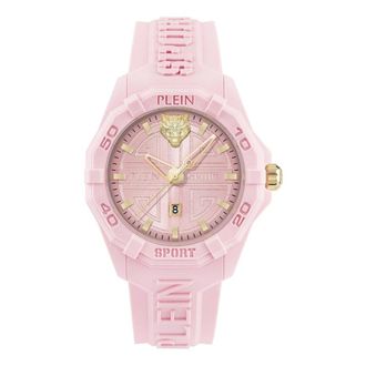 Plein Sport Femme, Accessoires, Rose, Taille: ONE Size Round Watch