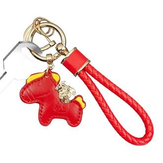 Generic Porte-cl&eacute;s cheval du Nouvel An chinois - Pendentif de sac en cuir, breloque de sac pour le Nouvel An lunaire | pour adolescents et adultes, amateurs d