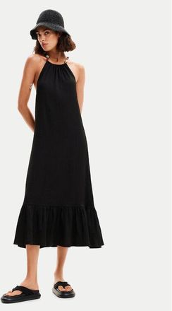Desigual Sommerkleid Leila 24SWVK64 Schwarz Regular Fit