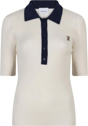 Dante6 Femme, Tops, Beige, Taille: 36 FR Polo C&ocirc;tel&eacute;