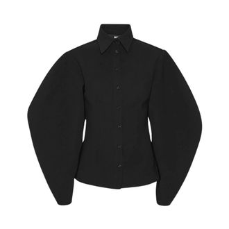 Rotate Anliegendes Suiting Hemd - - Blouses & Shirts - Damen - Schwarzk - M