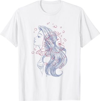 Disney Princess Ariel Scribble T-Shirt