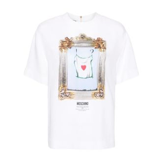 Moschino Acrylhemd - - Tops - Damen - Wei&szlig; - M